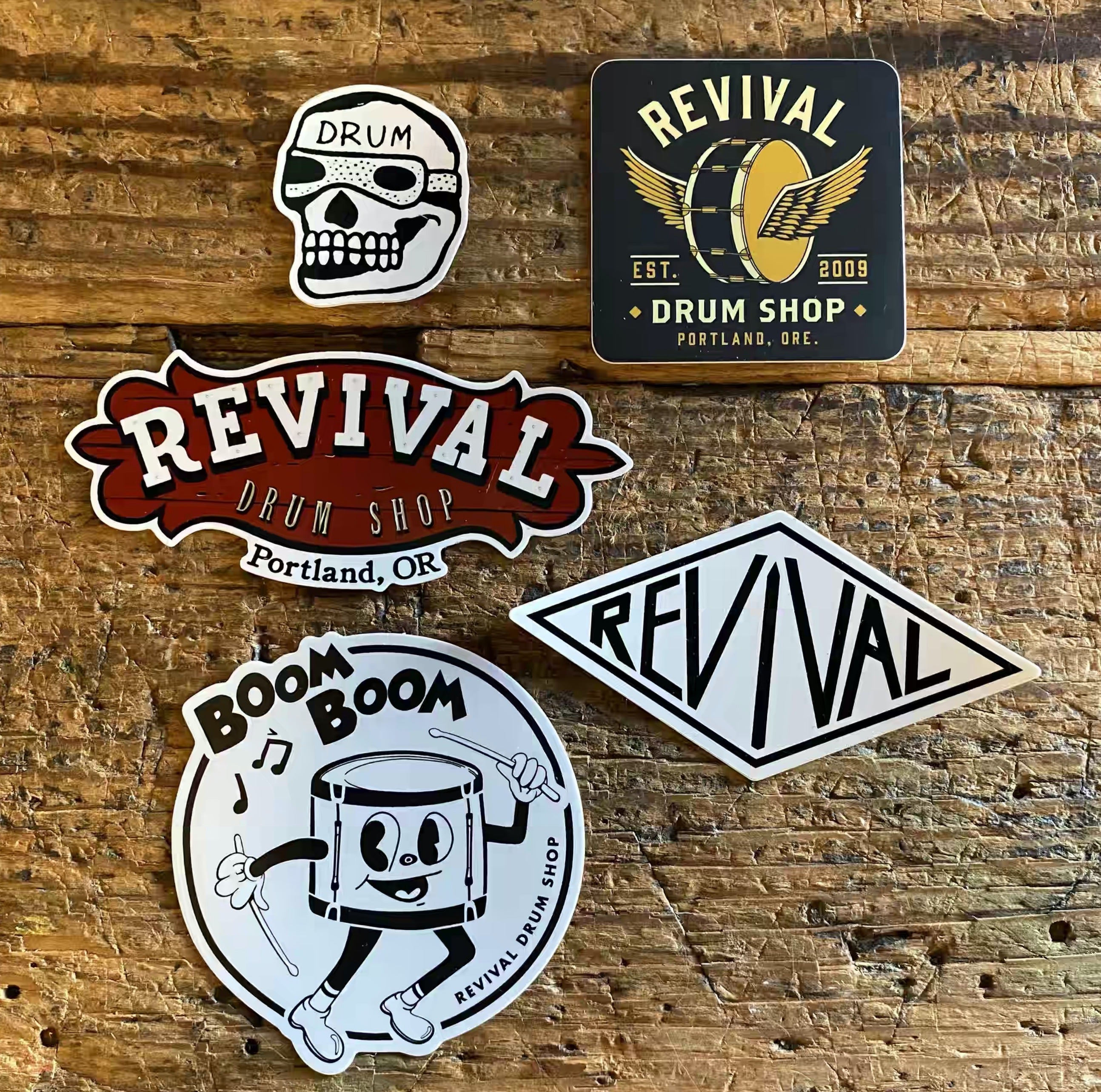 Sticker - Revival Drum Shop Stickers | REVIVAL DRUM SHOP